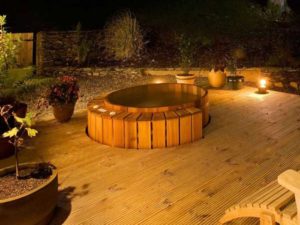 Aurora Inset Cedar Wood Hot Tub (4 Person) - Ceda